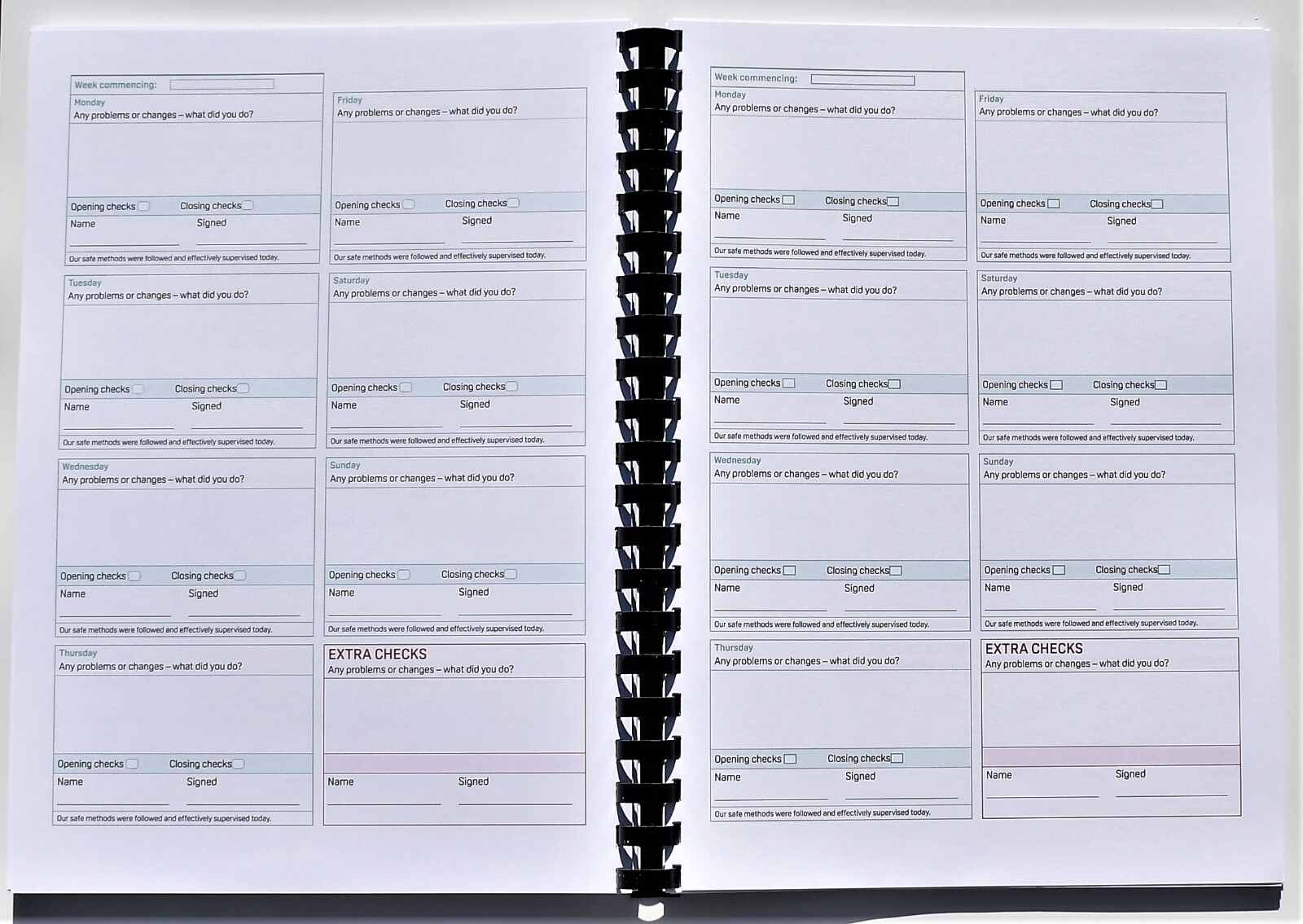 Safer Food Better Business For Caterers SFBB 2025 13 Month Diary Refill ...