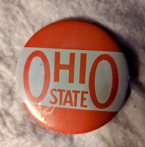 Vintage 1960s OHIO STATE UNIVERSITY - BUCKEYES - 7/8" Button Pin ...