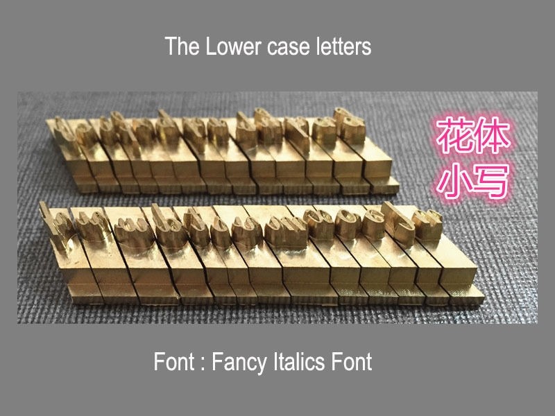 Custom brass alphabet letter font stamp leather craft seal tool Heat ...