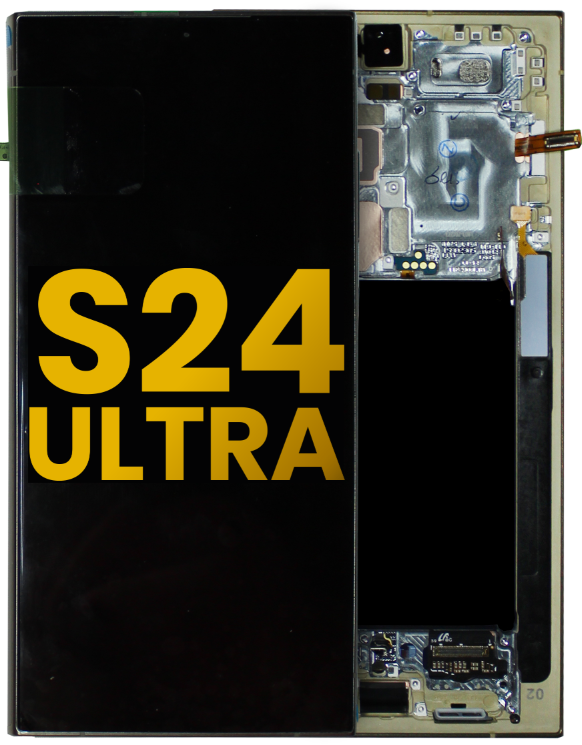 Samsung Galaxy S24 Ultra S928U AMOLED LCD OEM Genuine Screen With Frame ...