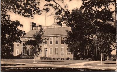 Jonathan Maynard School Framingham Massachusetts c1930s A8 | eBay