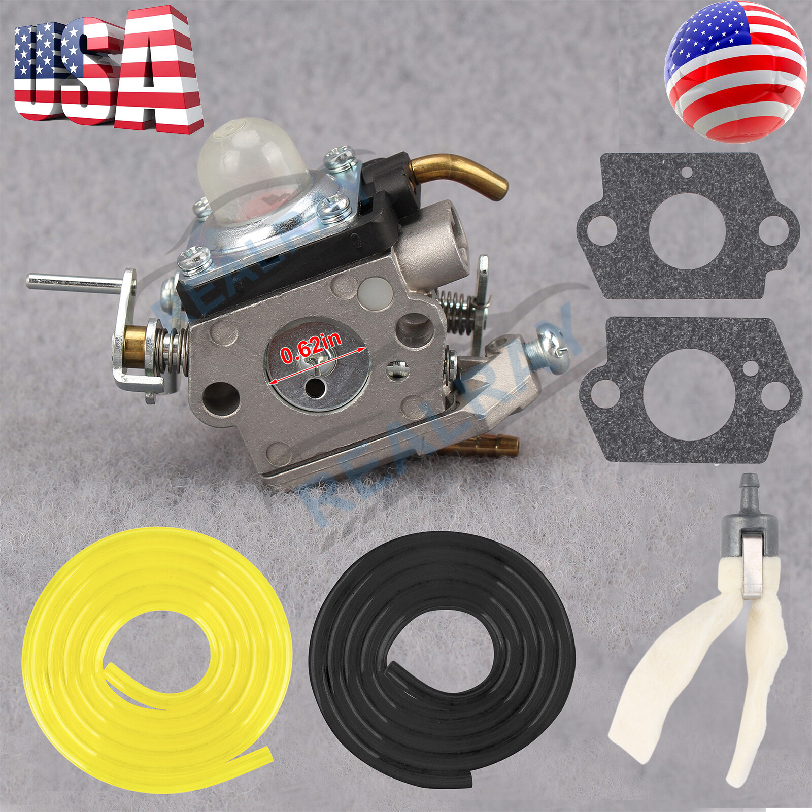 Carburetor for Husqvarna 545008097 129R 129LDX 129RJ 129C 129L Grass ...