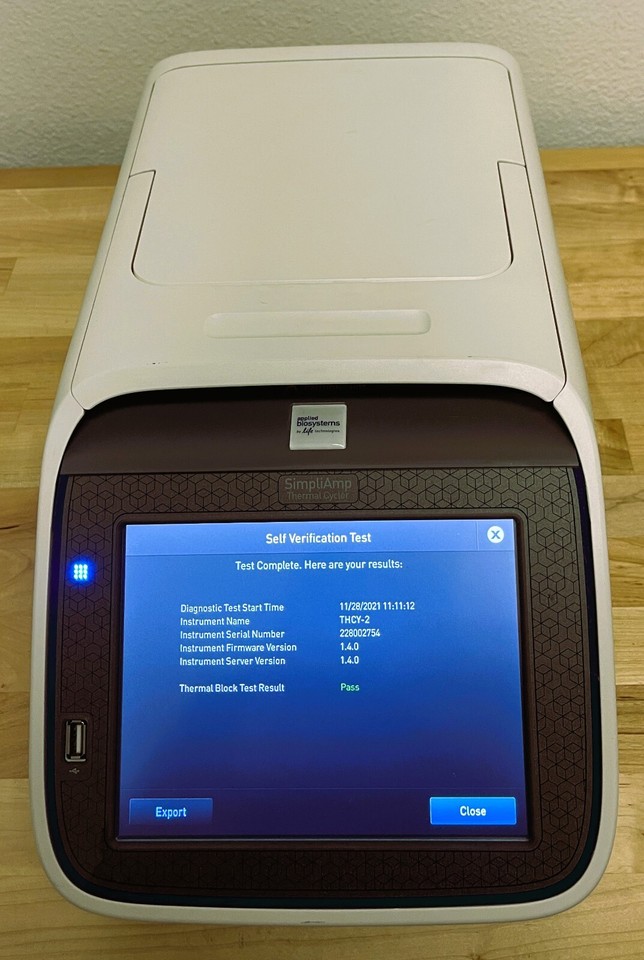 Applied Biosystems Thermo SimpliAmp Thermal Cycler PCR 96-Well with ...