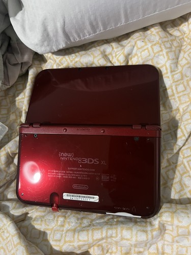 Nintendo 3DS XL Handheld Red Gaming System Pokemon Crystal On IT ...