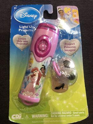 NEW Disney Princess Projector Light with 3 images and carry along clip ...
