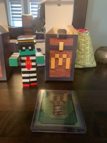 McDONALD'S Mcdonalds Minecraft Adult Happy Meal + UNUSED CODE | eBay