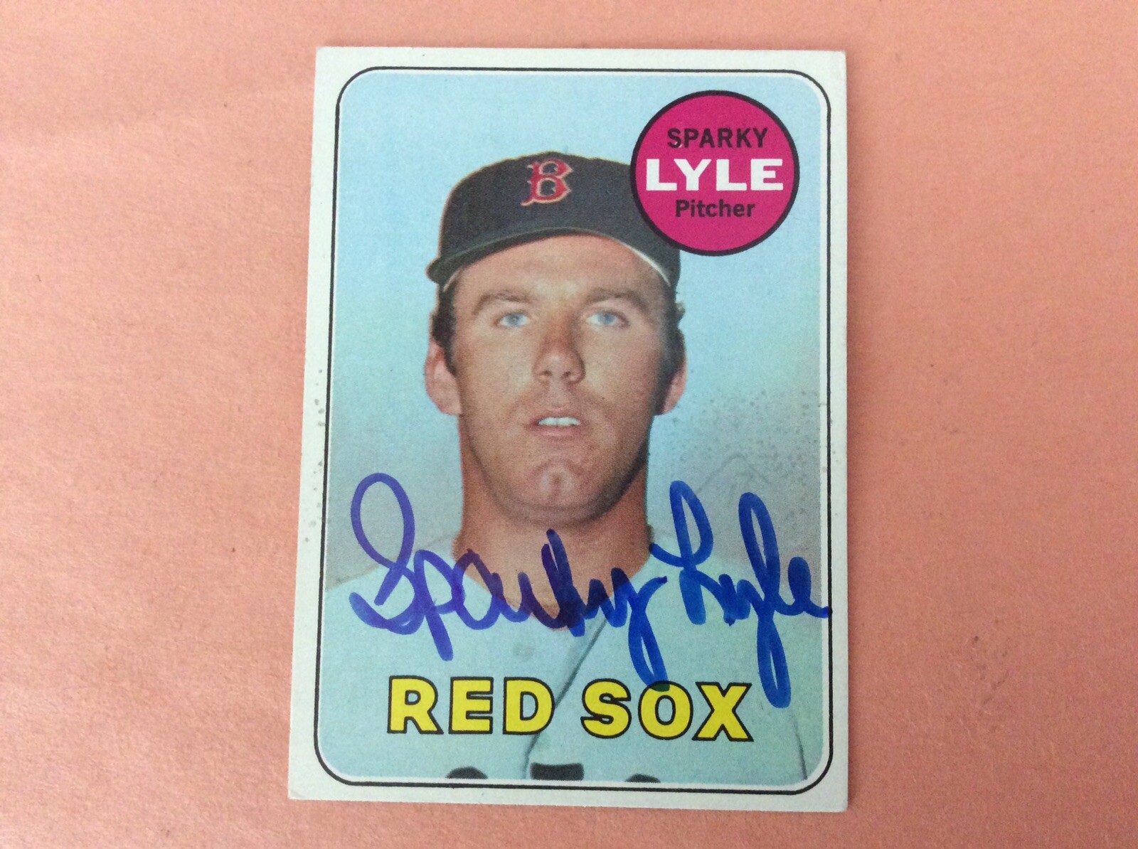 1969 Topps #311 Boston Red Sox Sparky Lyle Rookie Autograph | eBay