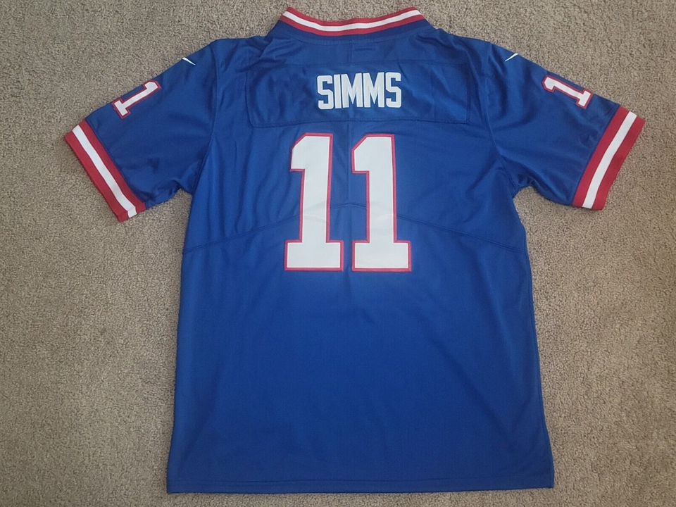 New York Giants Phil Simms #11 Blue Nike Jersey All Stitched Brand New ...