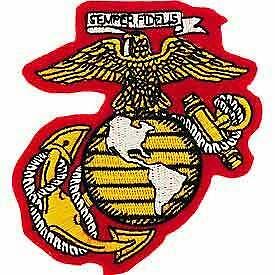 USMC - Original Famous Patches & Appliques, Embroidered Sew On Iron On ...