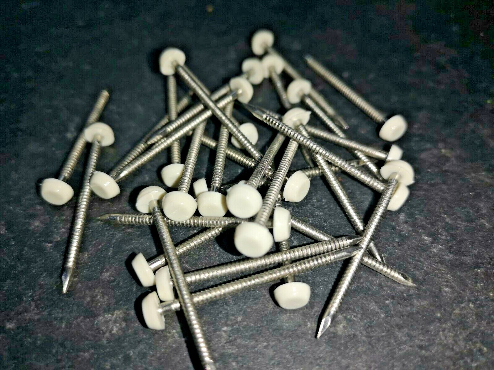 Poly to Plastic nails Decking facia board cladding soffet 15 30 40 50 ...