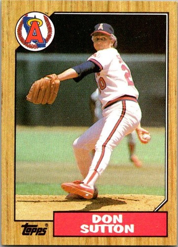 1987 Topps Don Sutton 673 California Angels | eBay