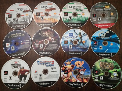 ps2 game lot discs only | eBay