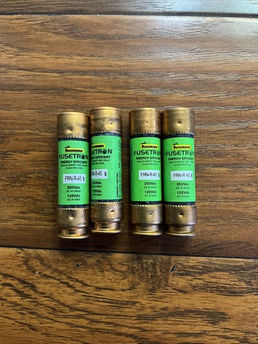 4x BUSSMANN FRN-R-45 FUSES FRNR45- NEW- FREE SHIPPING | eBay
