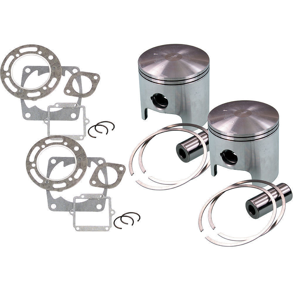 Top End Rebuild Kit-(2) Wiseco Pistons+Gaskets Brute Force 750 05-11 ...