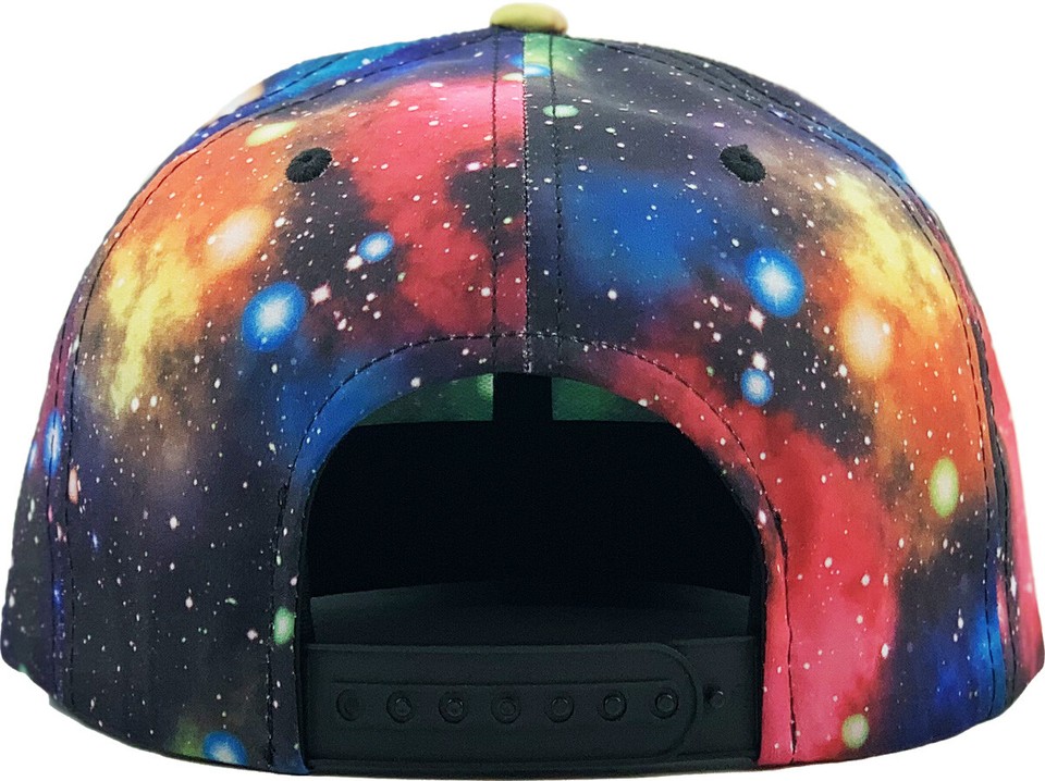 Fashion Galaxy Print Hiphop Cap Snapback Baseball Cap Adjustable Hat ...