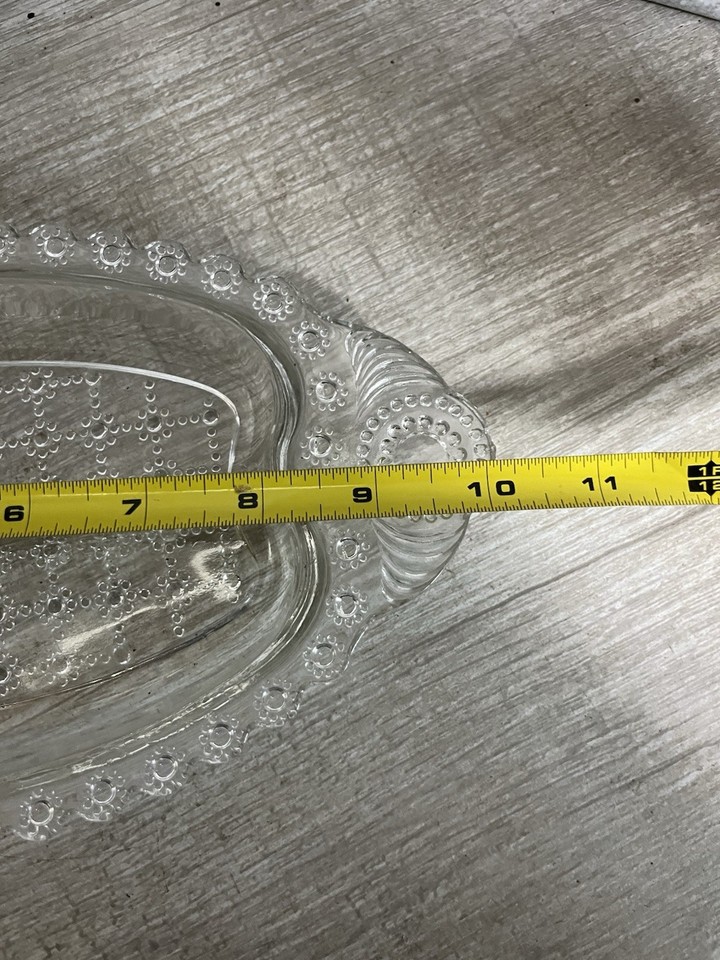 Vintage Hazel Atlas Glass Divided Dish 50's | eBay