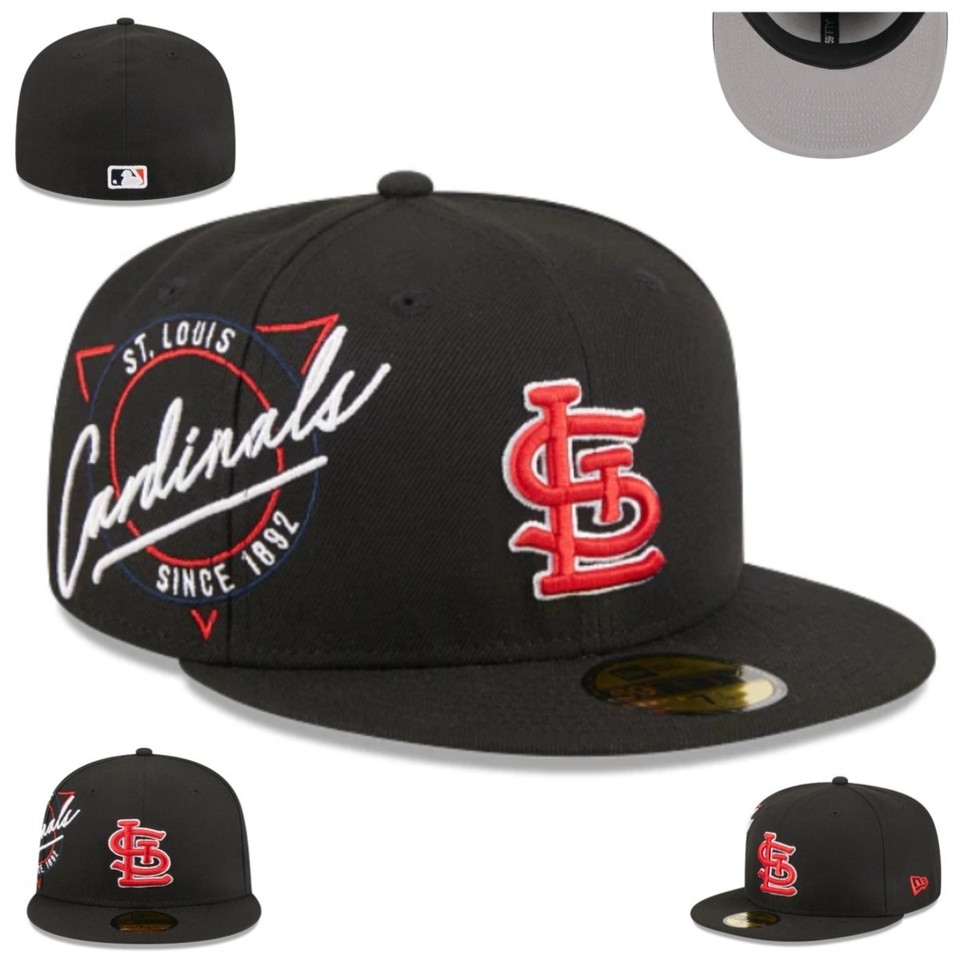 New MLB Era Authentic Baseball Cap St. Louis Cardinals 59Fifty Fitted Hat Unisex | eBay