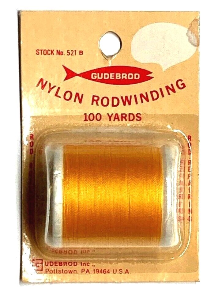 GUDEBROD Rod Winding Nylon Thread 100 Yard Spool Type E - Choose Your ...