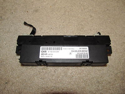 2003 03 MERCEDES S430 S CLASS CLIMATE CONTROL MODULE OEM 2208300085 | eBay