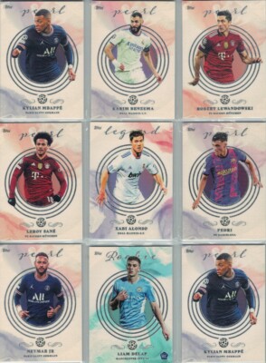 2021-22 Topps Pearl UEFA Championship League Soccer Complete Your Set ...