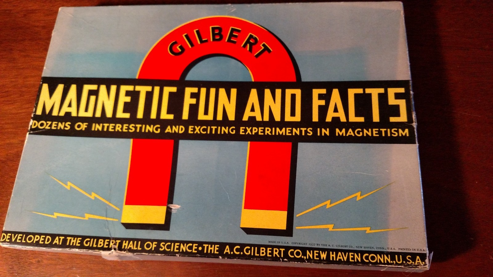 Unusual and Rare 1936 Electricity Game Gilbert Magnetic Fun and Facts ...