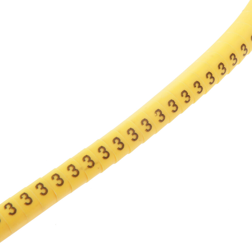 10x 100 Stück Nummer Kabel Markierungen Kabelmarkierung Kabelmarkierer ...