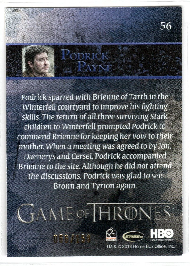 Podrick Payne Brienne