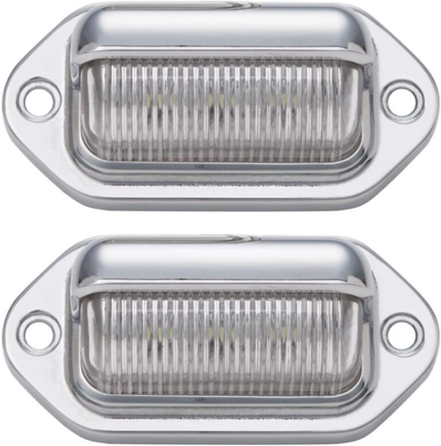 2Pc Waterproof LED License Plate Lights for Trailer, Truck, RV, ATV ...