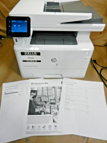HP LaserJet Pro MFP M426fdn All-in-One Duplex Laser Printer *** WORKING ...