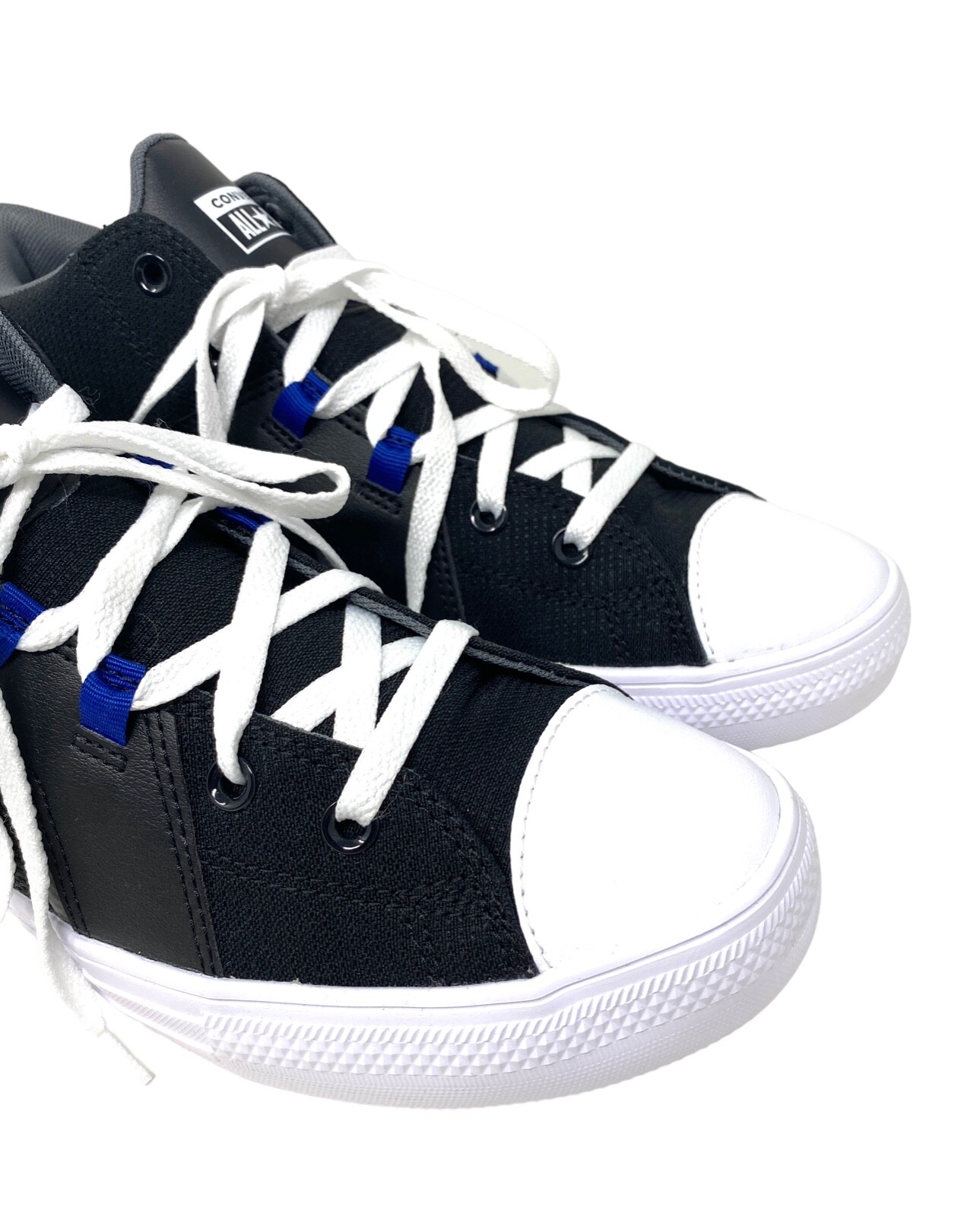 Converse Chuck Taylor Flux Ultra Mid Black Leather Mesh Men’s Sneakers ...