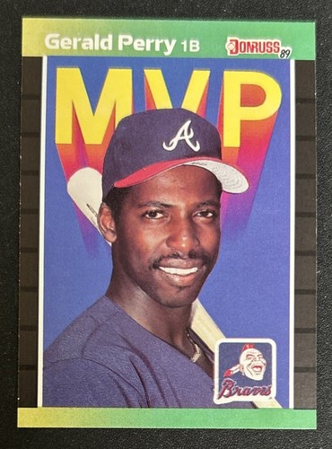1989 Donruss Gerald Perry MVP Baseball Card #BC-24 Braves 1B VG O/C | eBay