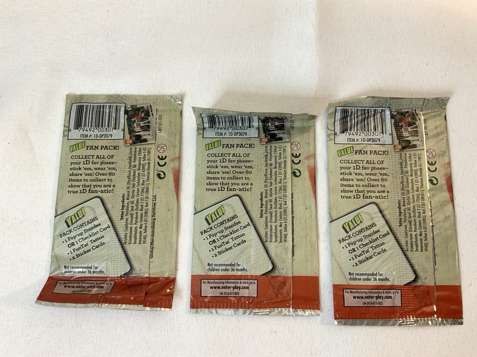3x One Direction Band 1D Value Fan Pack Souvenir Pop Up Standees ...