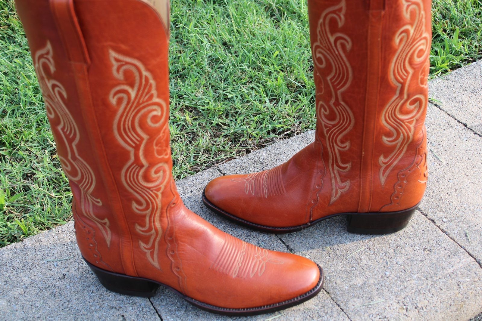 T.O. Stanley men's triad calfskin cowboy boots Men's Cowboy Boots Size ...