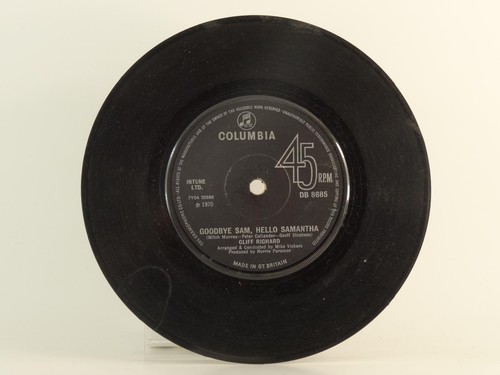 CLIFF RICHARD GOODBYE SAM HELLO SAMANTHA (108) 2 Track 7" Single ...