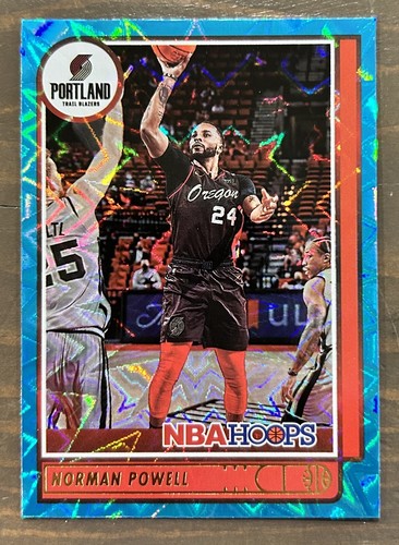 2021-22 Panini Hoops NBA Cards Norman Powell 71 Portland Teal Explosion ...