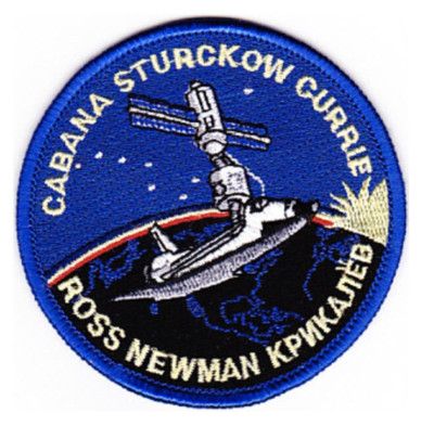 3" STS-88 SPACE SHUTTLE CABANA STURCKOW CURRIE EMBROIDERED PATCH | eBay