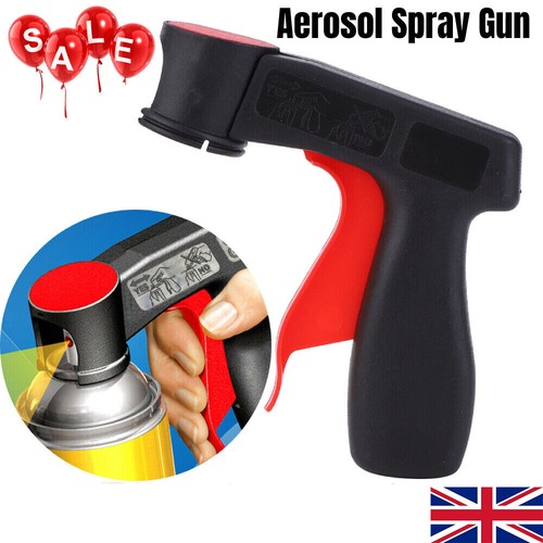 Spray Can Gun Pistol Grip Aerosol Paint Bottle Trigger Handle Universal ...