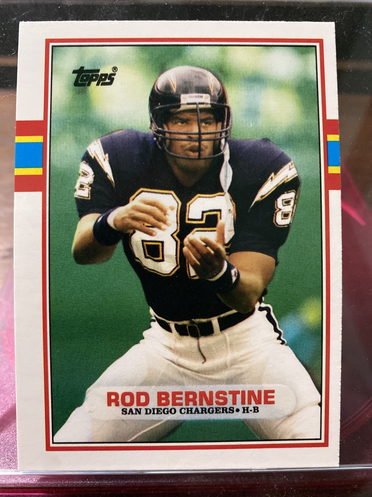 1989 Topps Traded Football Rod Bernstine #35T San Diego Chargers RC | eBay