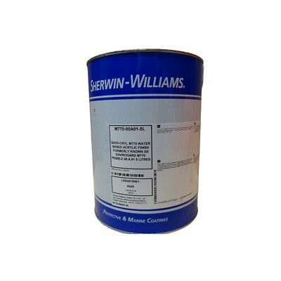 Acrylic Gloss Paint Sherwin-Williams Sher-cryl M770 Pebble Pale Grey 5L ...