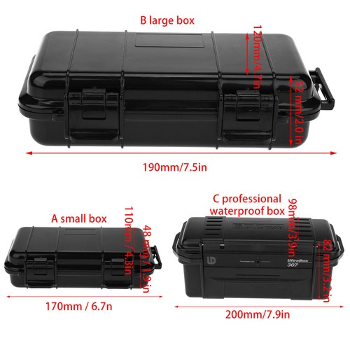 Waterproof Shockproof Sealed Box Survival Storage Case for Camping ...