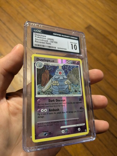 (TOP POP 8) Pokemon Stormfront 34/100 Dusclops Reverse Holo CGC 10 GEM ...