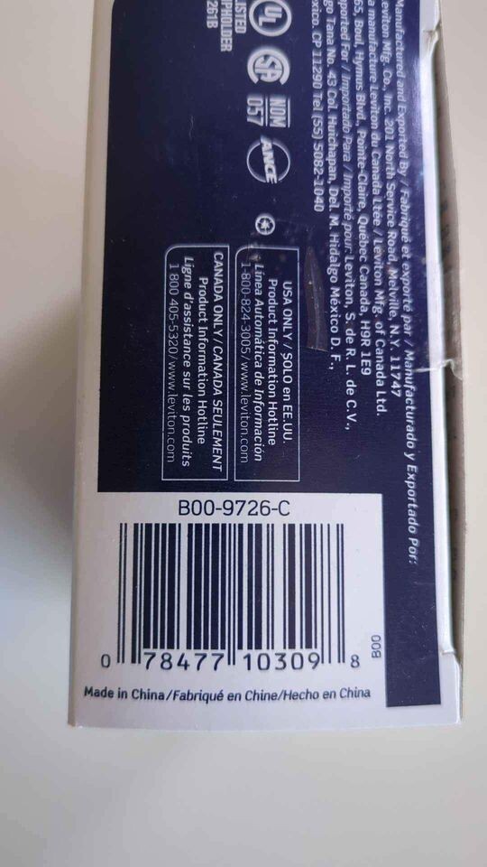 New Leviton Porcelain Light Bulb Holder w/ Pull Chain and grounding ...