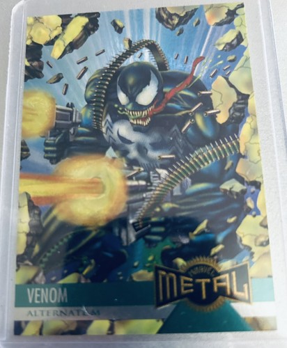 1995 VENOM MARVEL METAL CARD #136 $15 PS | eBay