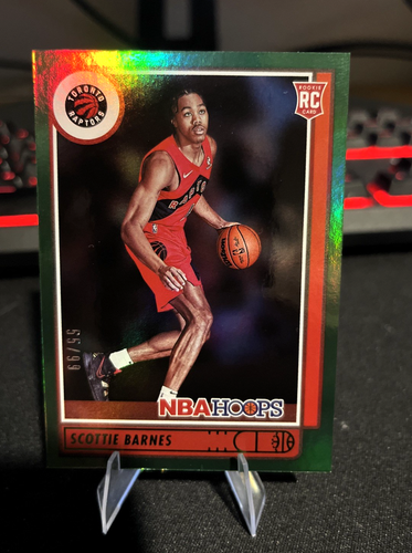 2021-22 Panini NBA Hoops - Rookies Green #227 Scottie Barnes /99 RC ...