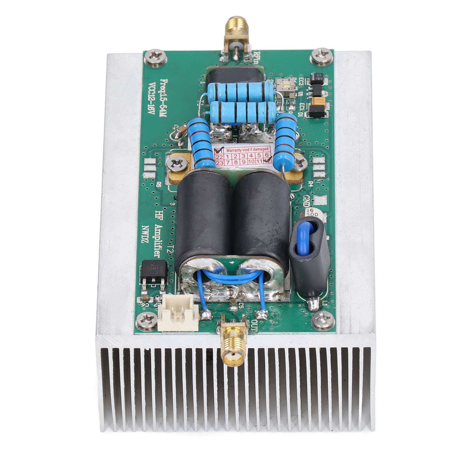 HF Power Amplifier Low Power Amplifier 1.5-54 MHz For CW AM FM HAM ...