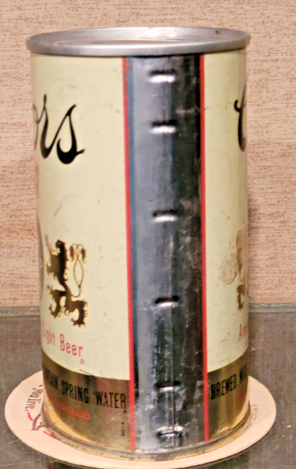 RARE 1960 COORS STEEL FLAT TOP WITH ALUMINUM SOFT TOP BEER CAN GOLDEN ...