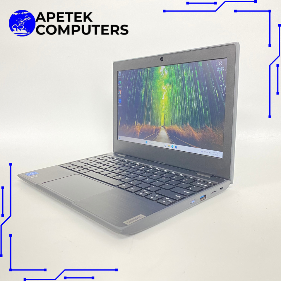 Lenovo 100e 2nd Gen 11.6" Intel Celeron N4000 1.1GHz Win 11 4GB RAM ...