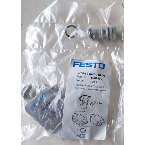 one new festo VFOF-LE-BAH-G18-Q6 8001459 Throttle Valve spot stock | eBay