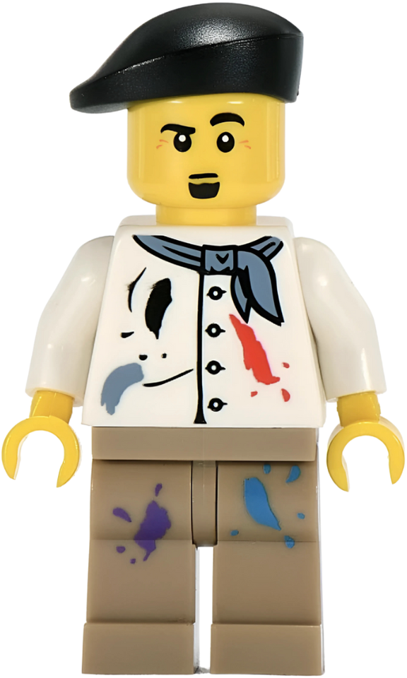 LEGO Series 4 Artist Painter Minifigure (8804) New Retired Collectible ...