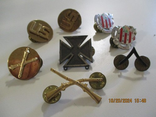 Vintage U.S. Military Pins Cross Rifles Iron Cross Lot | eBay